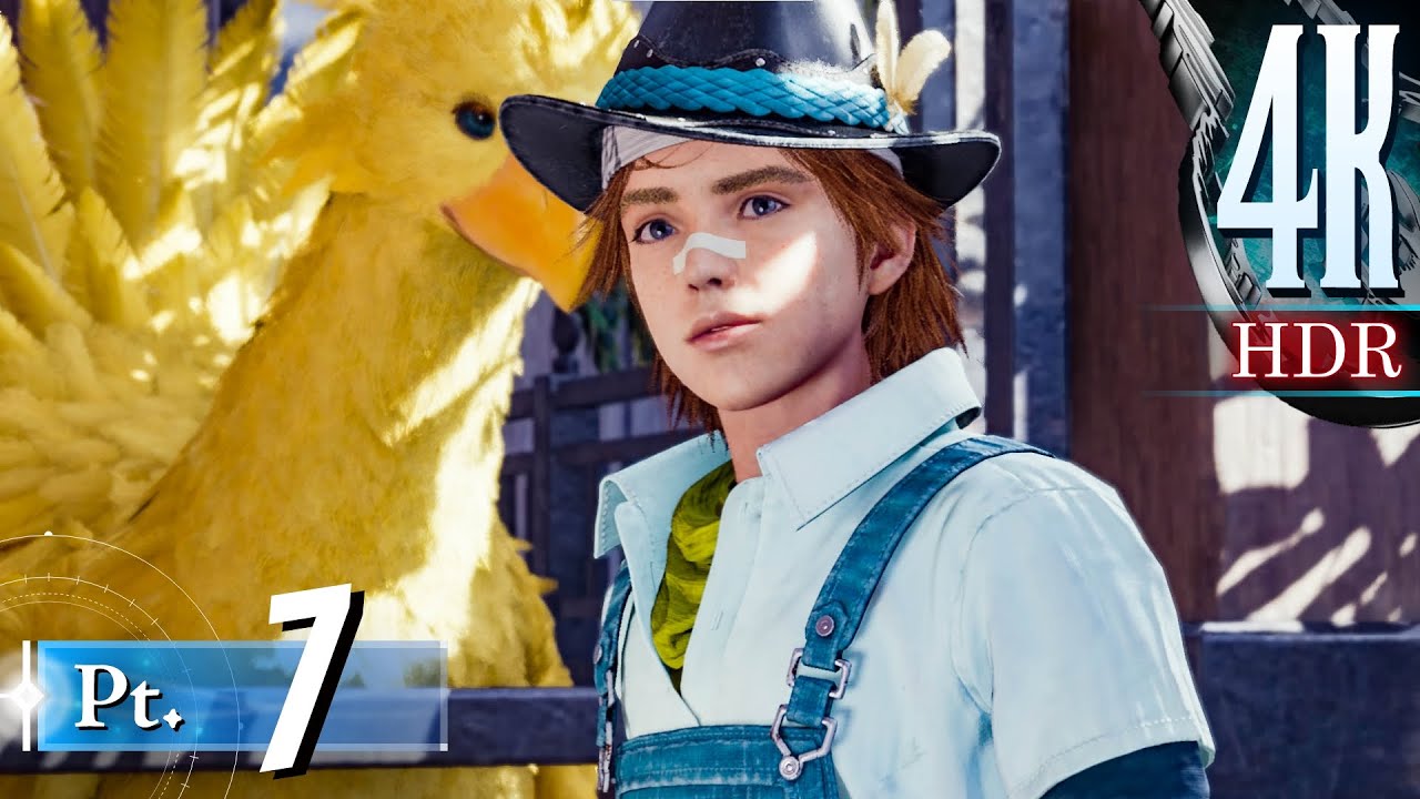 Final Fantasy 7 (VII) Rebirth - [4K/60fps HDR] (100%, Platinum) Part 7 ...