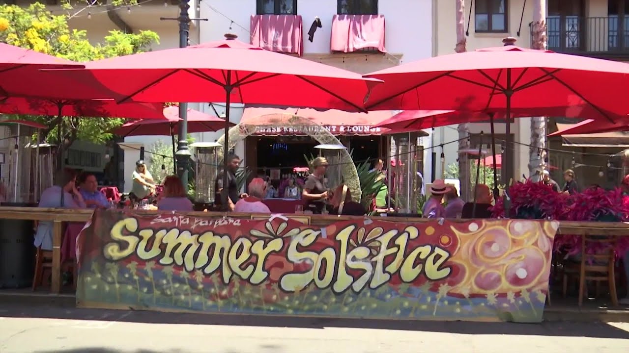 With a new parade route the Summer Solstice Parade festivities begin ...