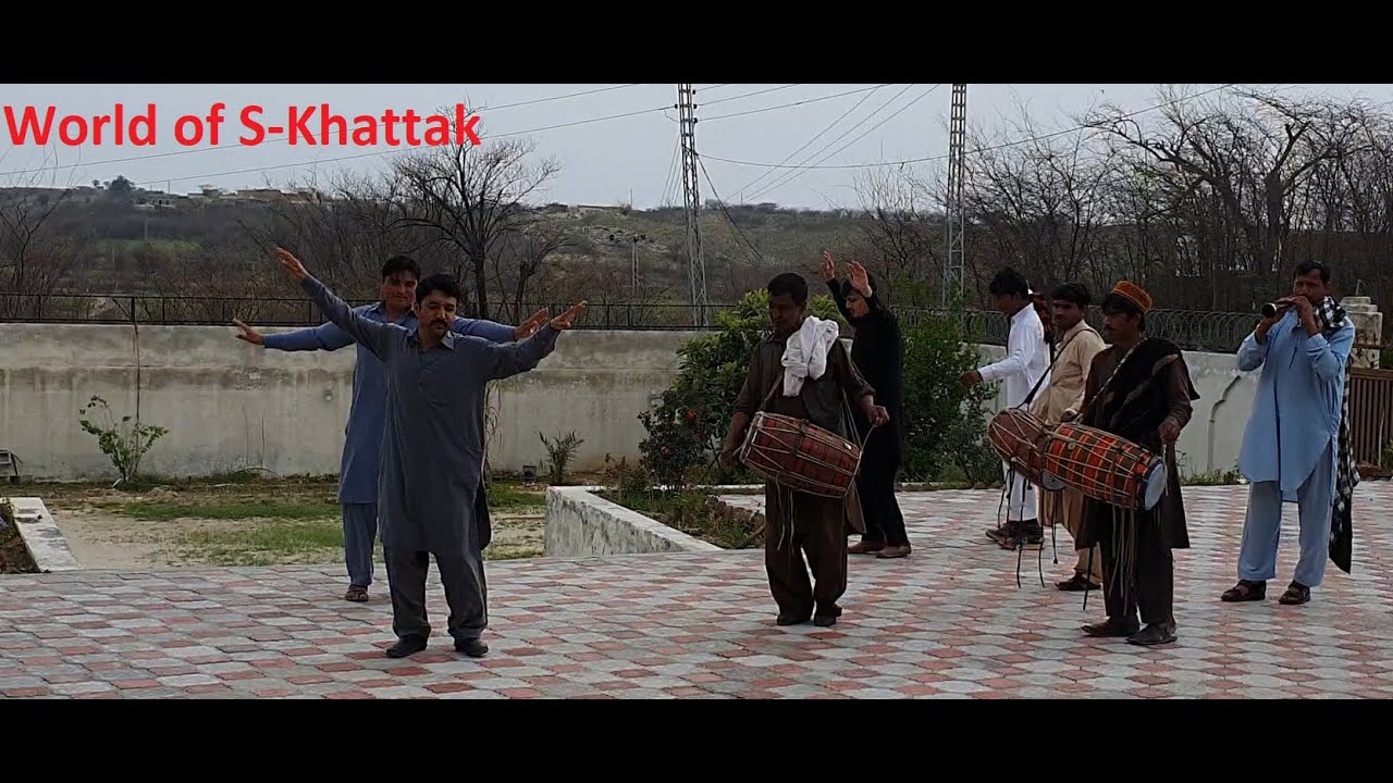 khattak dance Aftab Wedding ceremony - YouTube