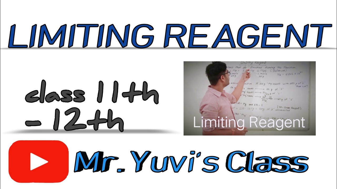 Limiting reagent | class 11th | definition and example. - YouTube