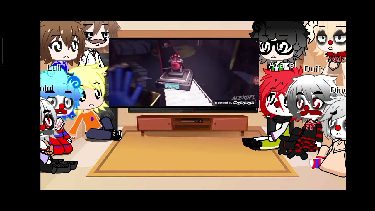 todos los personajes de los payasos de FEDE reacciona el rap de poppy ...