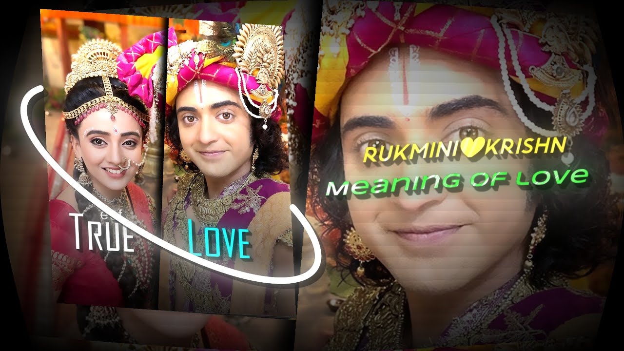 Krishna's love for Rukmini 🌺 #rukmini #krishna #truelove #laxminarayana ...