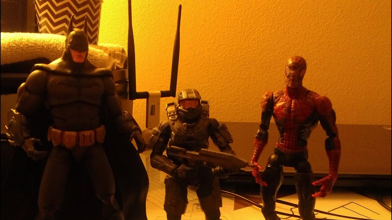 Batman Meets Master Chief & Spider-Man! : The Short Film - YouTube