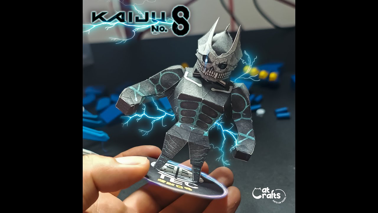 KAIJU N°8 FÁCIL TUTORIAL - PAPERCRAFT - YouTube