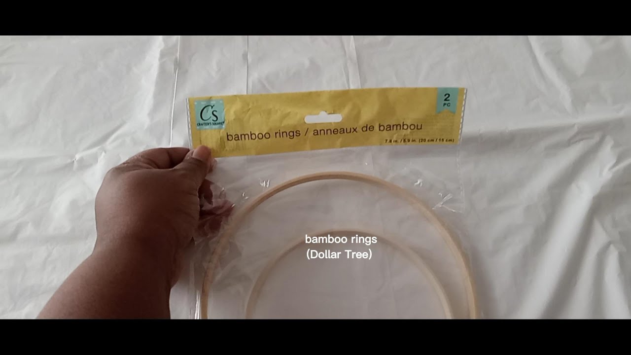 Dollar Tree Wood Ring Décor//Glam table decor - YouTube