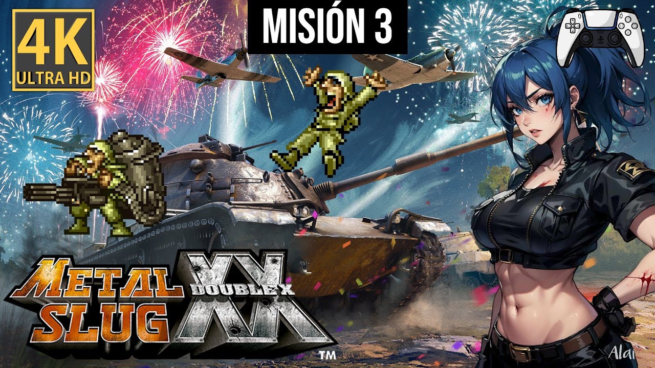 METAL SLUG XX / 4K / MISIÓN 3 / KOF LEONA / PLAYSTATION 5 - YouTube