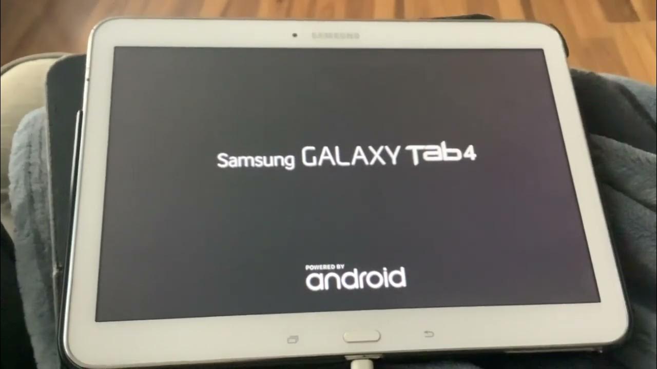 Samsung Galaxy Tab 4 Startup - YouTube