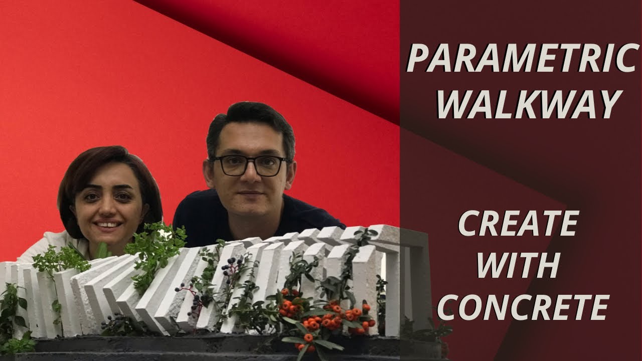 how to make parametric walkway with topography map - YouTube