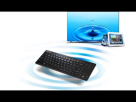 Samsung Convenient TV access with smart keyboard VG KBD2000 - YouTube
