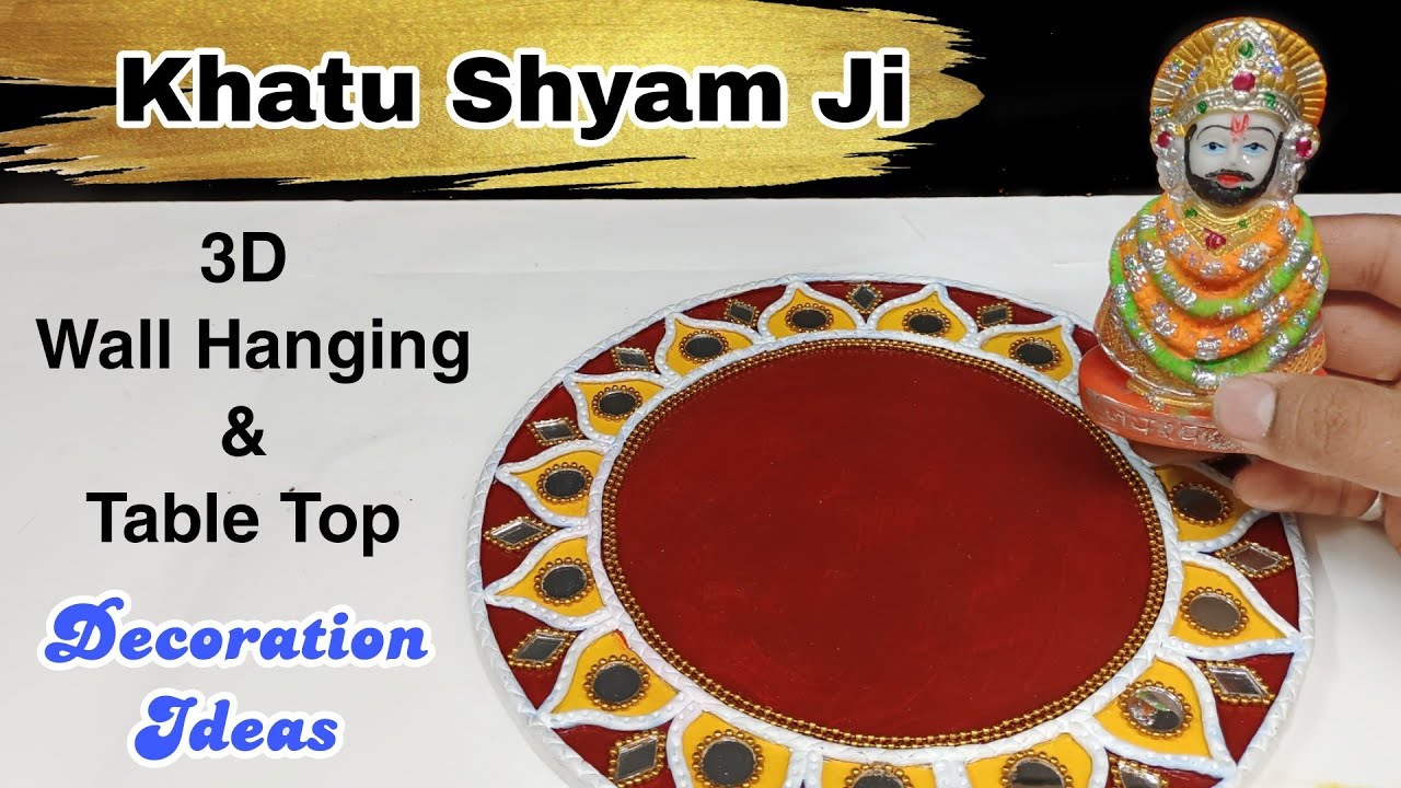 Khatu Shyam Ji | Lippan Art Wall Hanging & Table Top Decoration Ideas ...