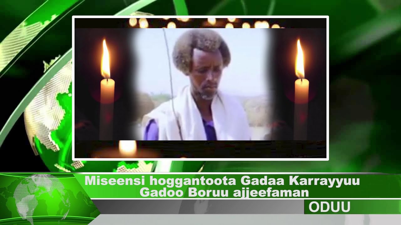 FiB: Miseensi hoggantoota Gadaa Karrayyuu Gadoo Boruu ajjeesaman. (Oct ...