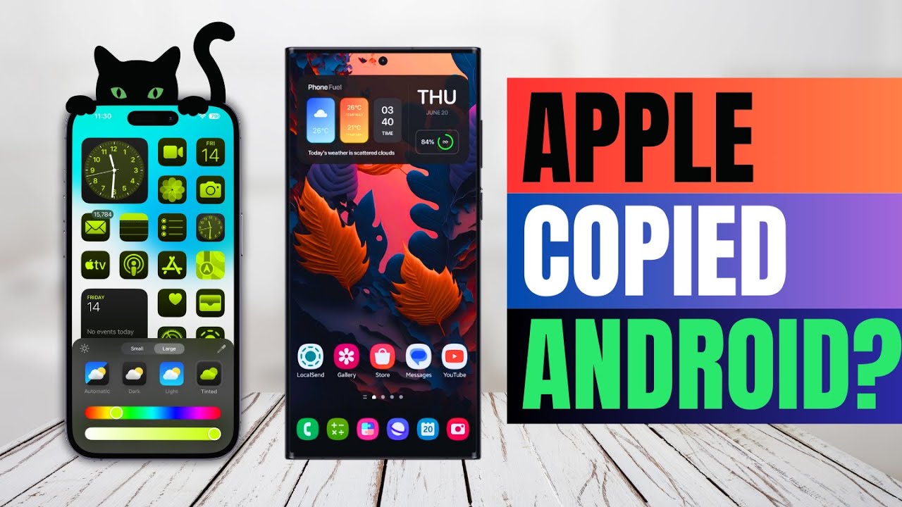 Samsung One UI Vs APPLE iOS 18 - Did Apple Just COPIED ANDROID ? You ...