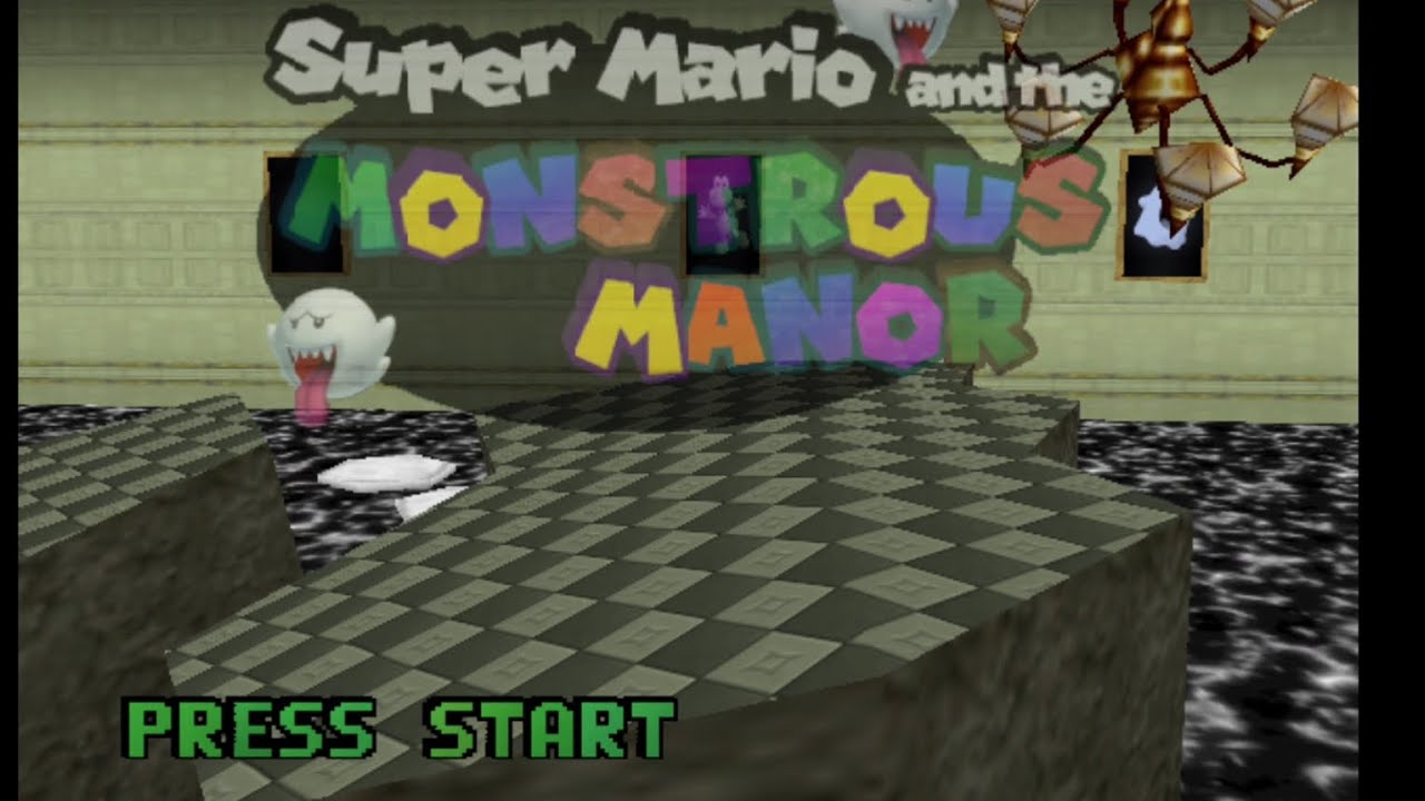 Súper Mario 64 Monstrous Manor - YouTube