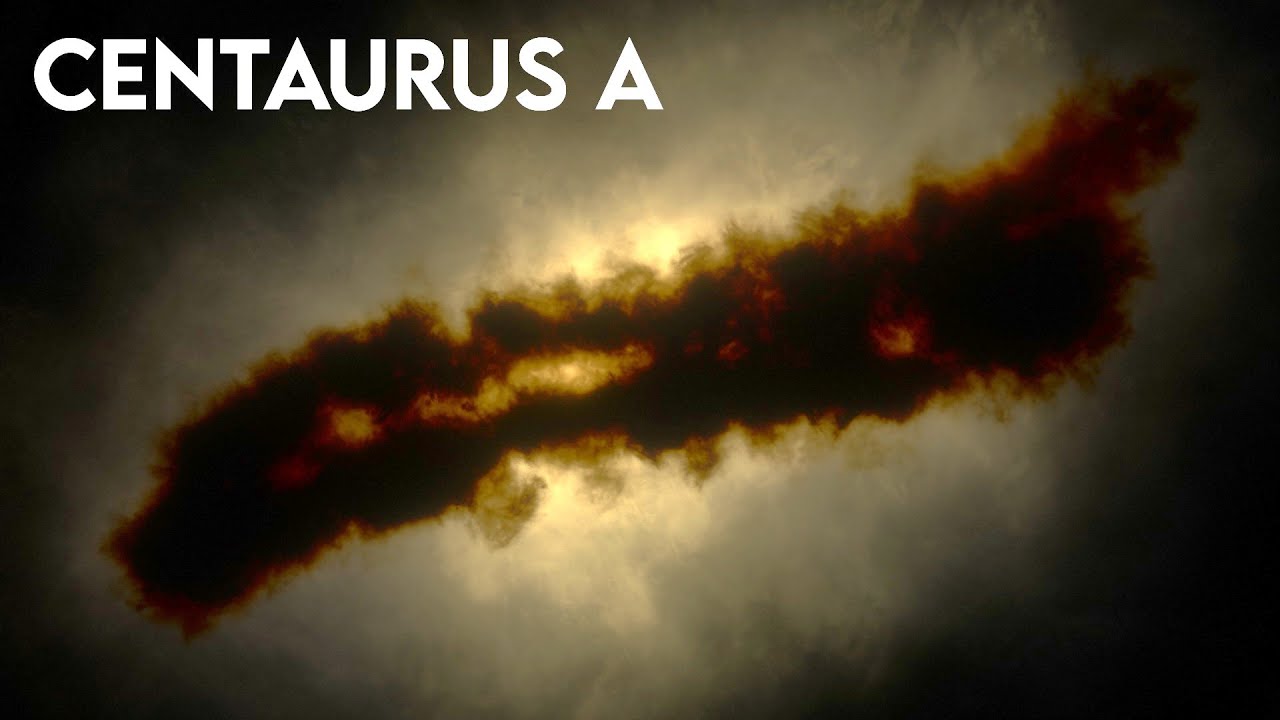 Flight through interstellar space | 3 hours | Screensaver, Relaxation, Sleep | Centaurus A - YouTube