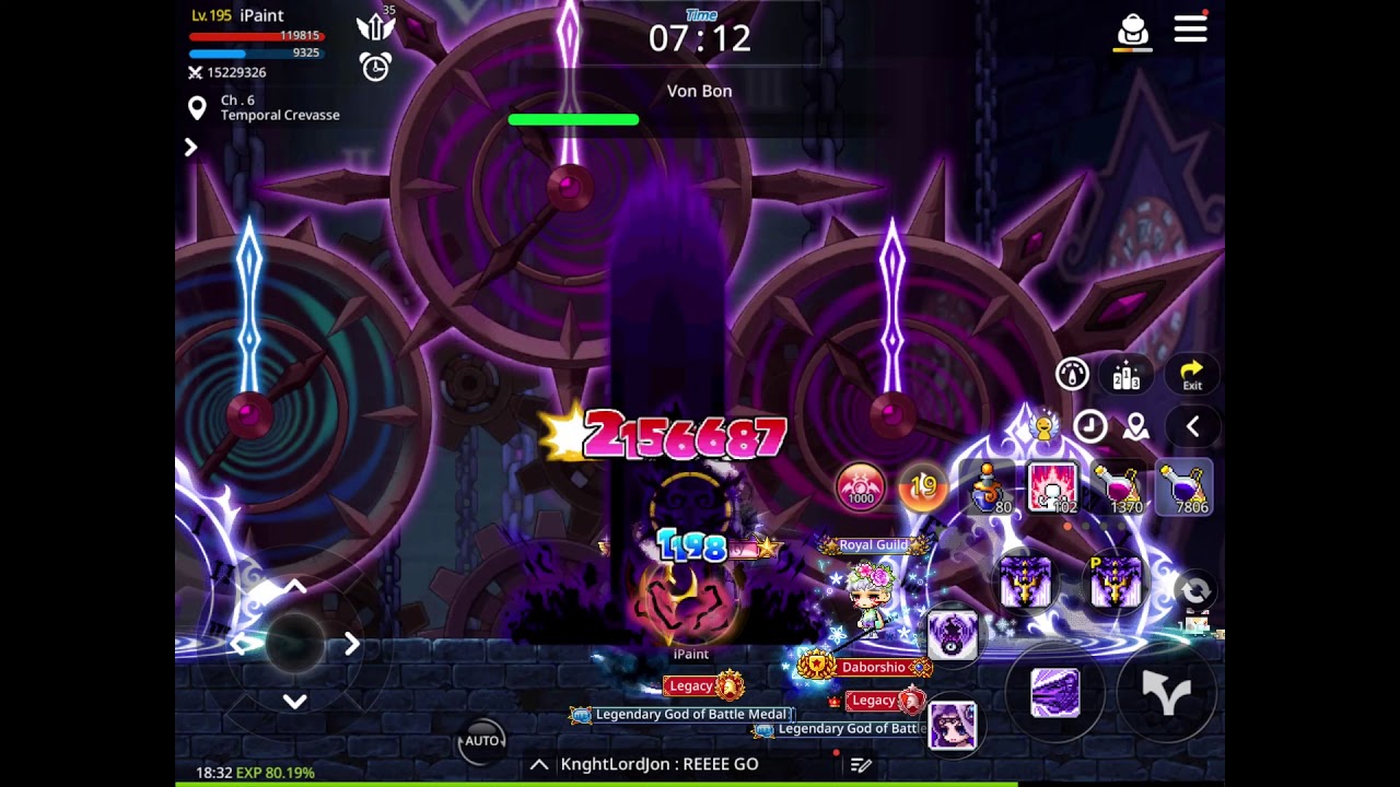 MapleStory M Ep25: Root Abyss Von Bon Normal - YouTube