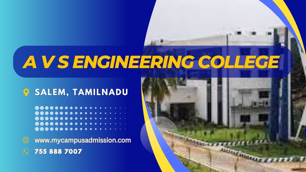 A V S Engineering College - Salem | Engineering Colleges in Tamil Nadu ...