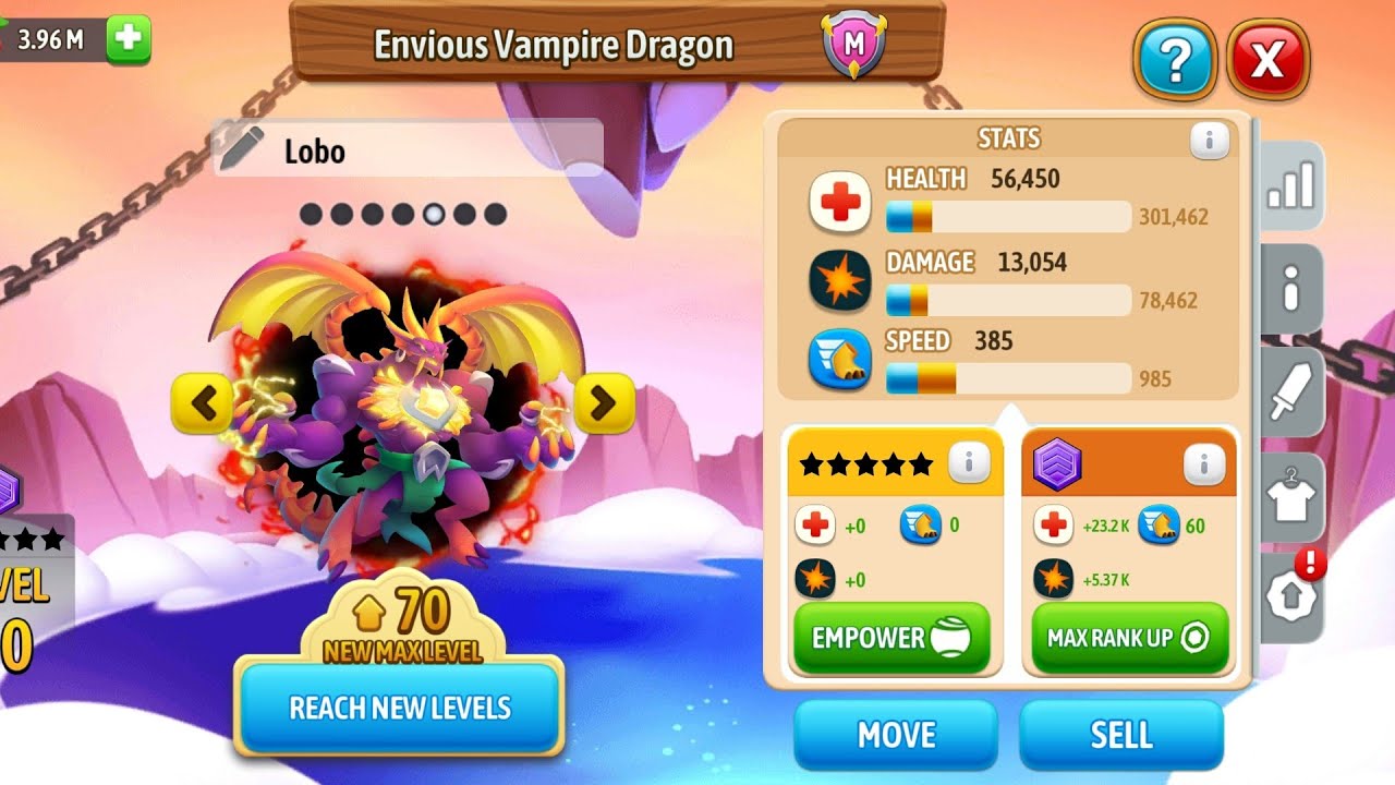 dragon city รีวิวEnvious Vampire Dragon - YouTube