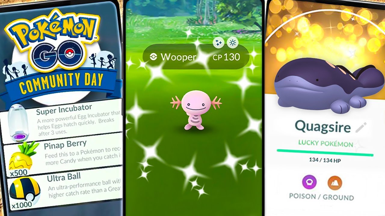 Prep Now! Double Wooper Community Day for November! - YouTube