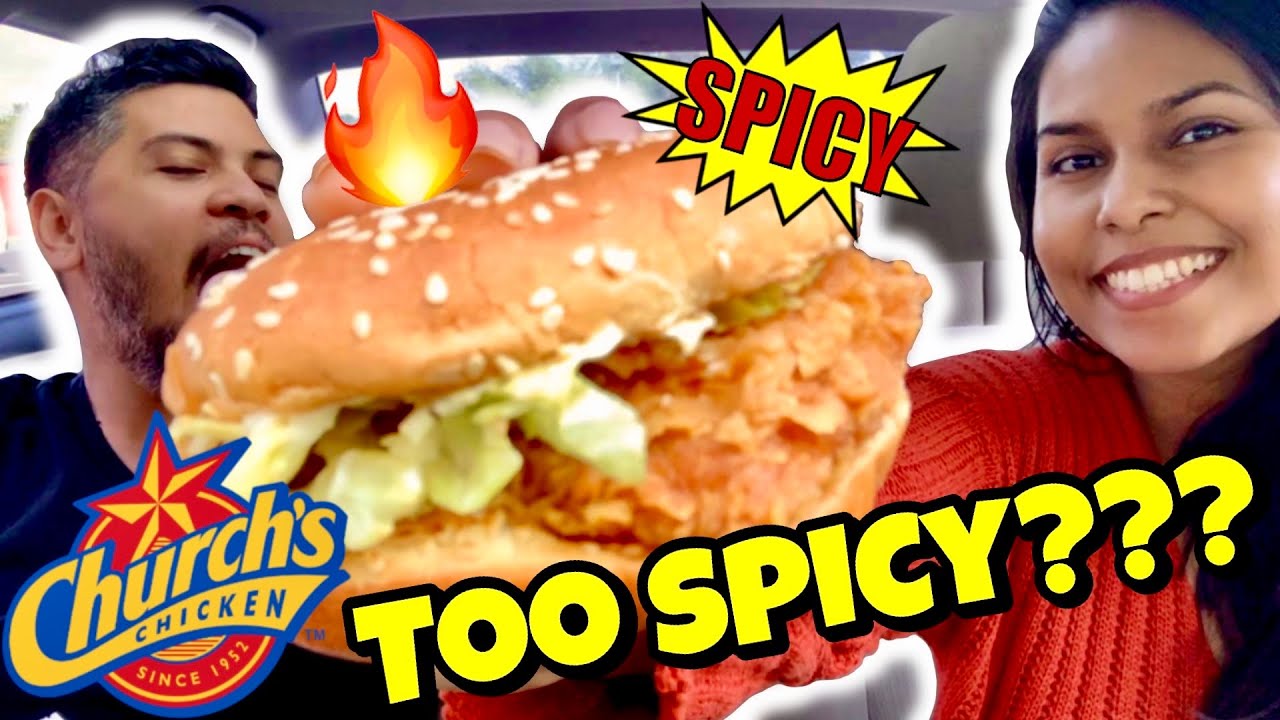 *SPICY* CHURCH’S CHICKEN Sandwich! || Trini Food Review - YouTube