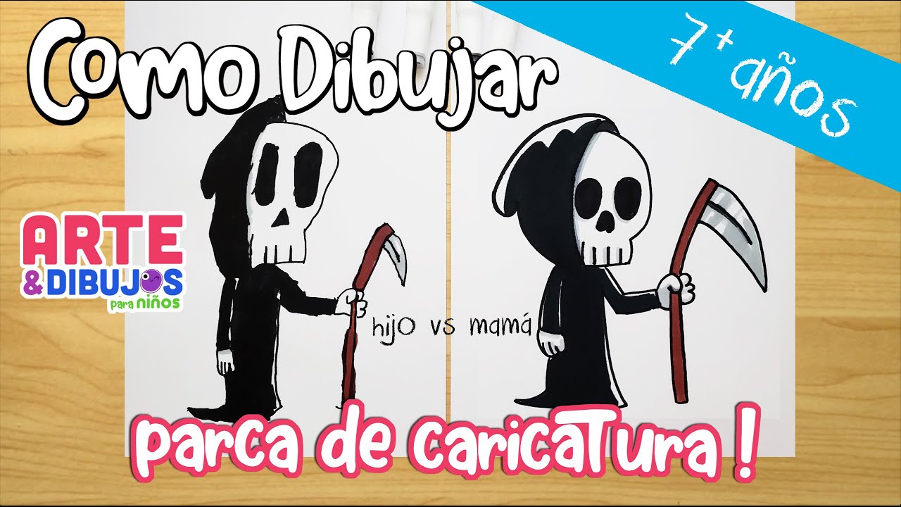 Como dibujar a la PARCA | Arte y Dibujos para Niños - YouTube