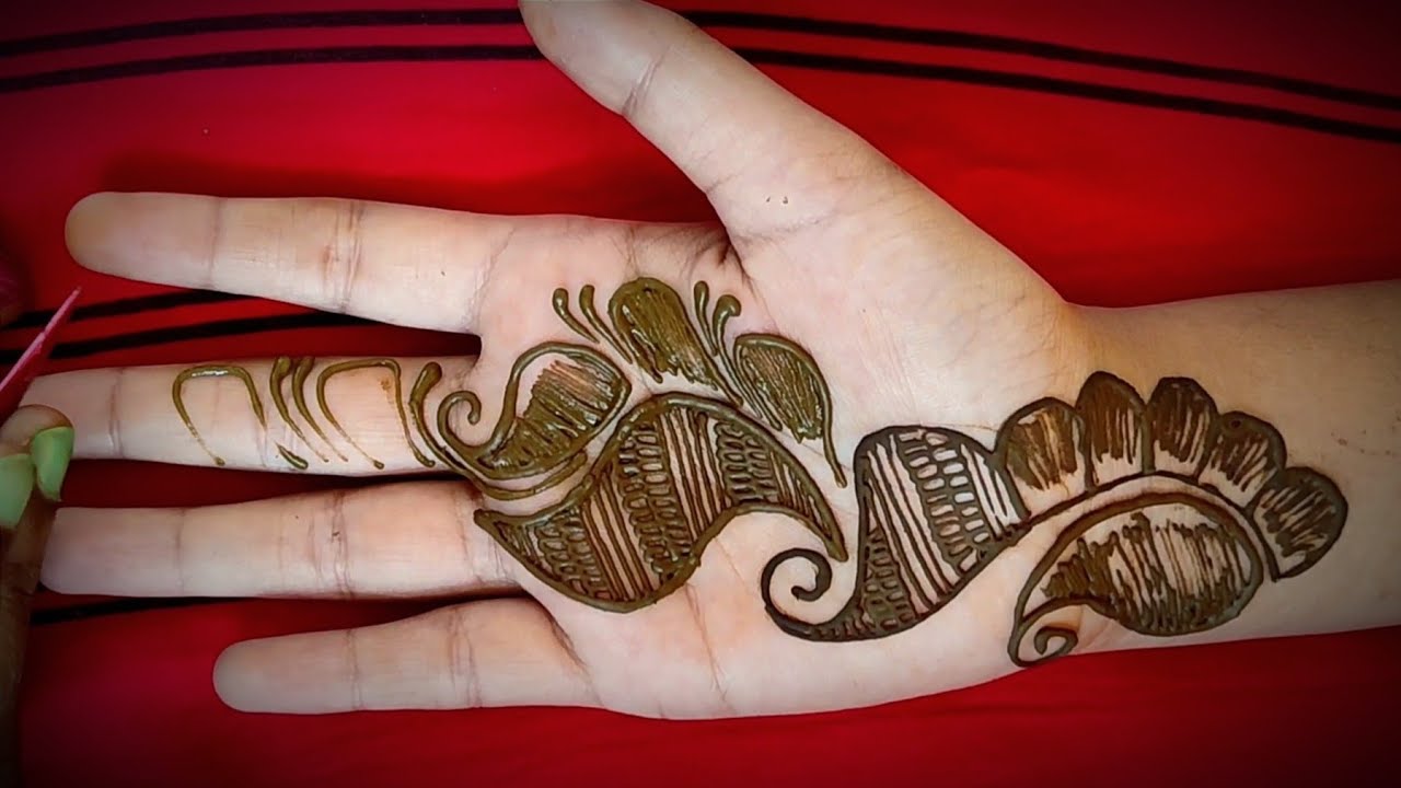 Simple Shaded Mehendi Designs | Classic Mehendi Designs | Simple ...