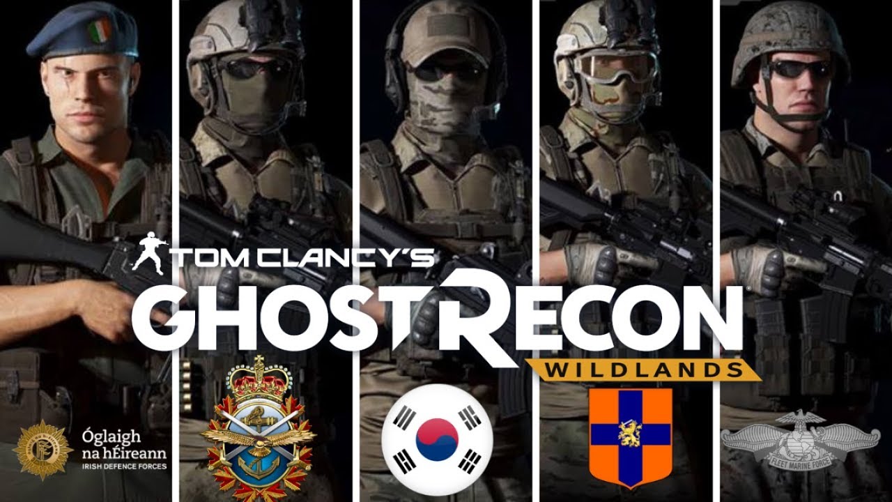 Ghost Recon Wildlands: Special Forces Uniforms: NTOG, FMF,ROKN,KCT,IDF ...