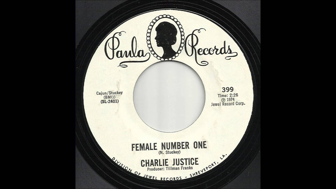 Charlie Justice - Female Number One - YouTube