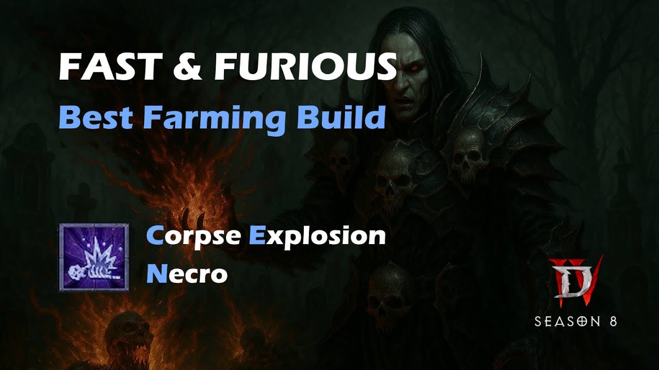 Best Farming Necro Build | Diablo 4 Season 8 - YouTube