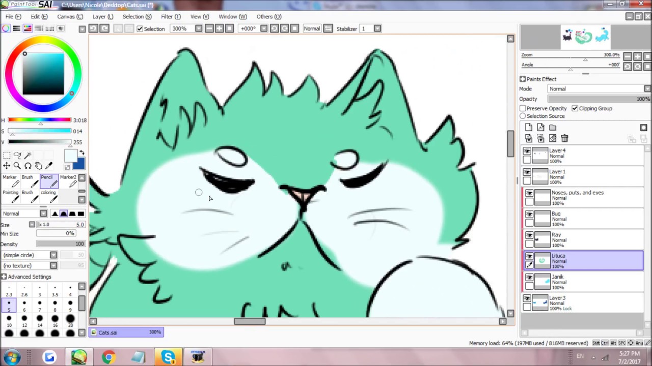 Admin Cat Speedpaint - YouTube