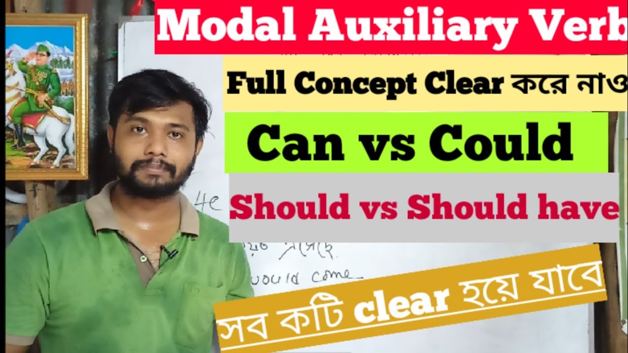 Modal Auxiliary Verb | Complete Class | Modal Verbs |Can,Could,Should ...