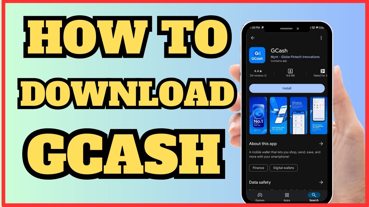 How to download and install Gcash | Your Guide to Going Cashless! - YouTube