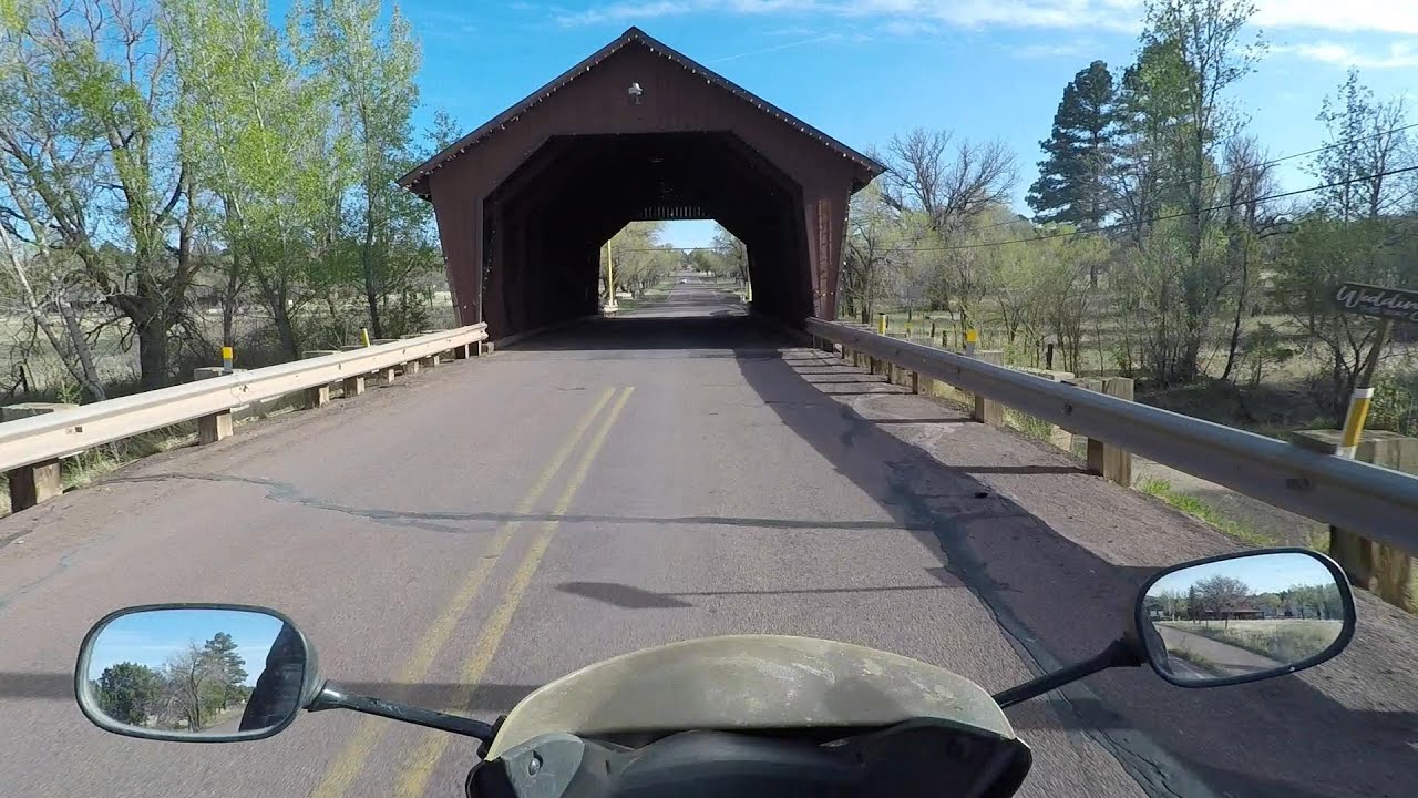 Covered Bridge in Pinedale, Arizona - YouTube