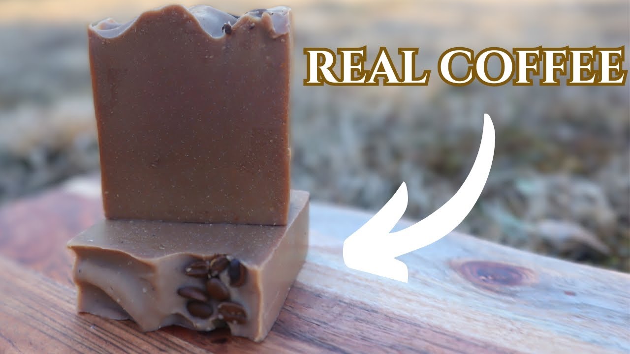 How To Make Coffee Cold Process Soap | Cadence Rose - YouTube