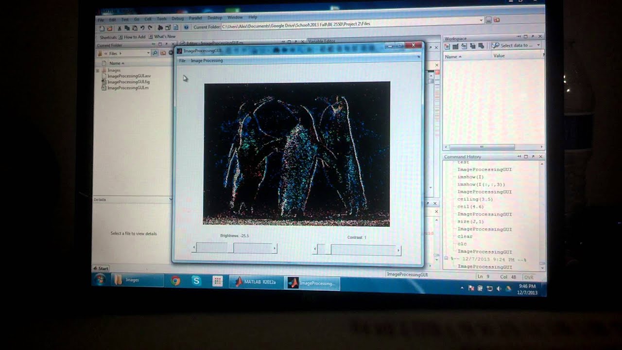 MATLAB Image Processing GUI - YouTube