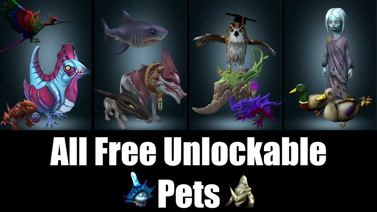 Free Unlockable Pets on Runescape - YouTube