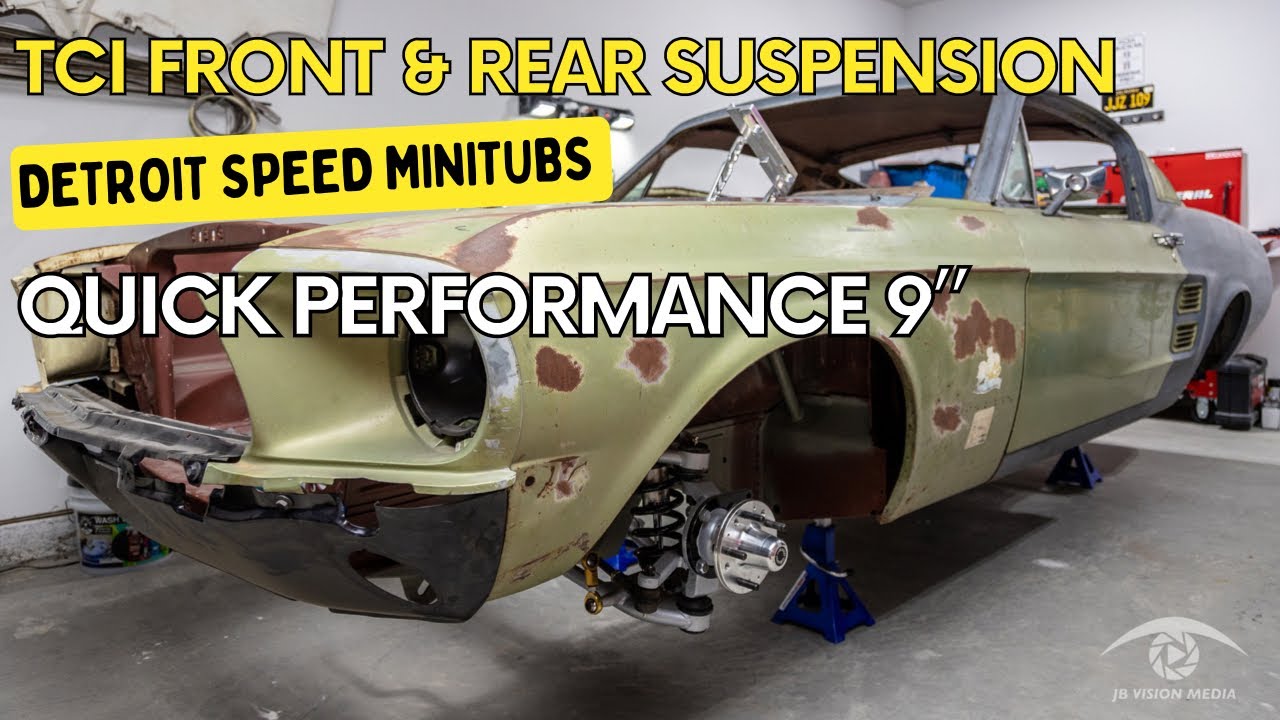 Front & Rear TCI Suspension and Detroit Speed Mini Tub Update - YouTube