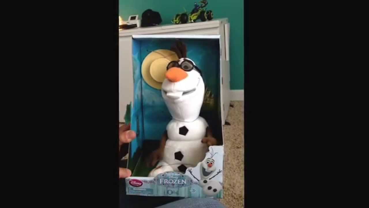 Olaf-talking and singing - YouTube