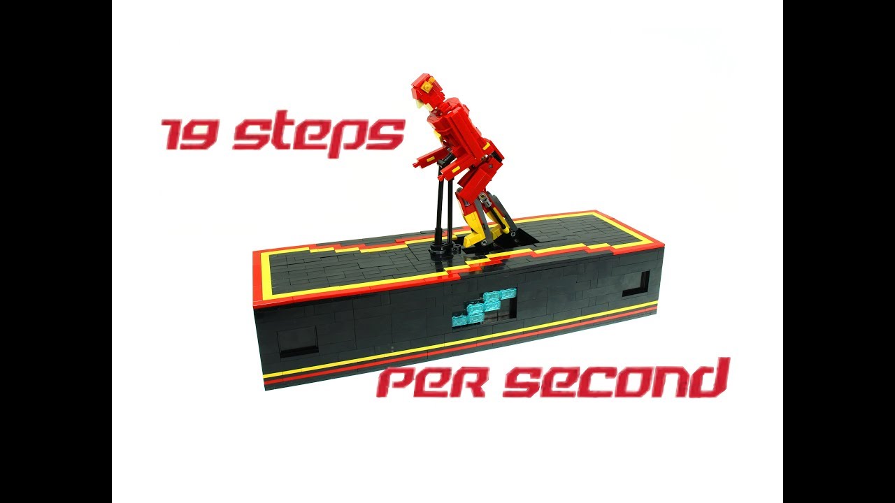 LEGO Flash Running (19 Steps Per Second) Kinetic Sculpture - YouTube