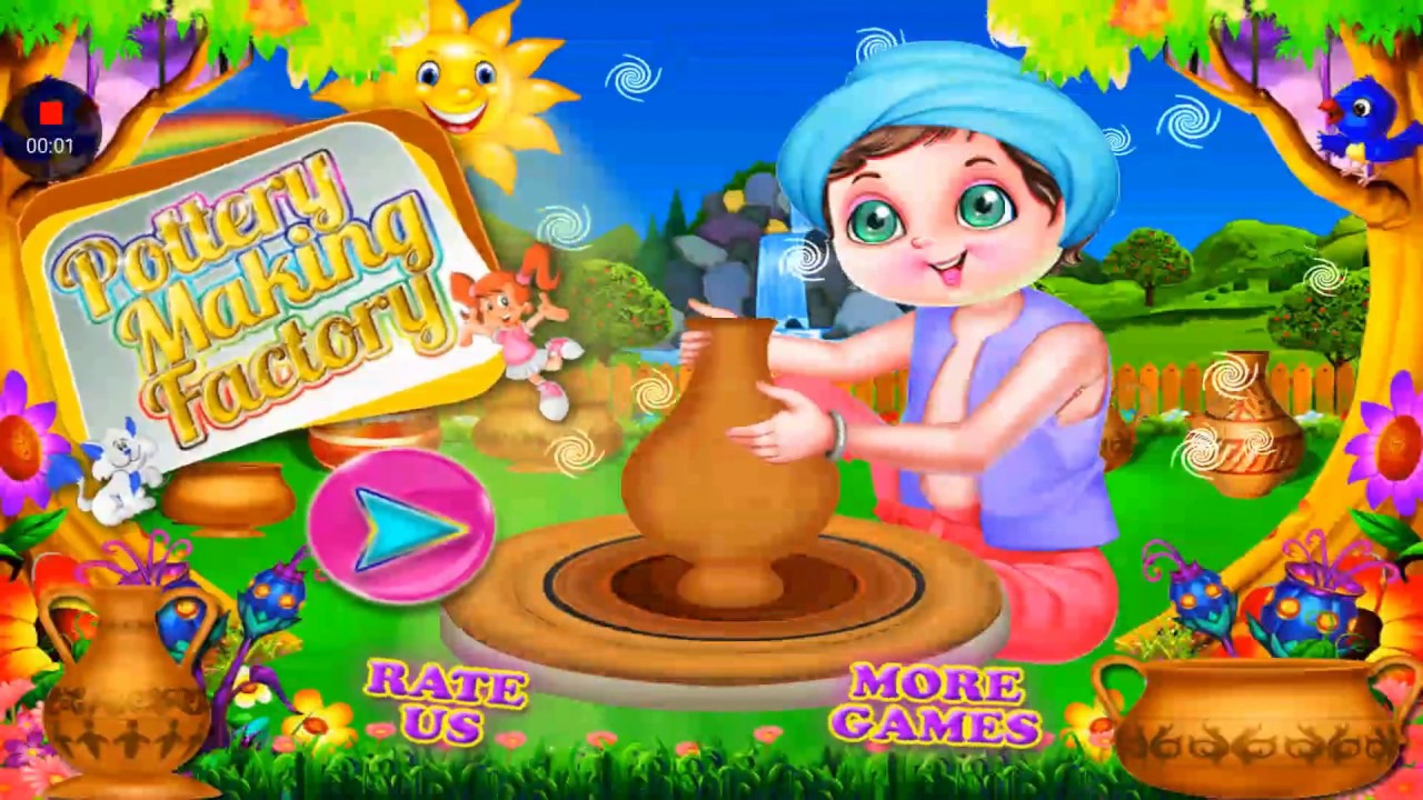 Pottery making factory| let’s create pottery| play and learning clay ...