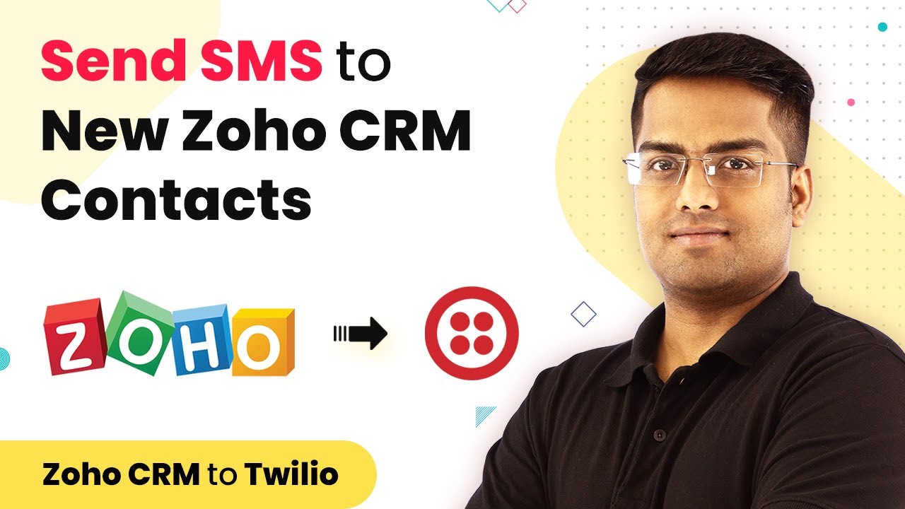 Zoho CRM SMS Integration - Send SMS to New Zoho CRM Contacts - YouTube
