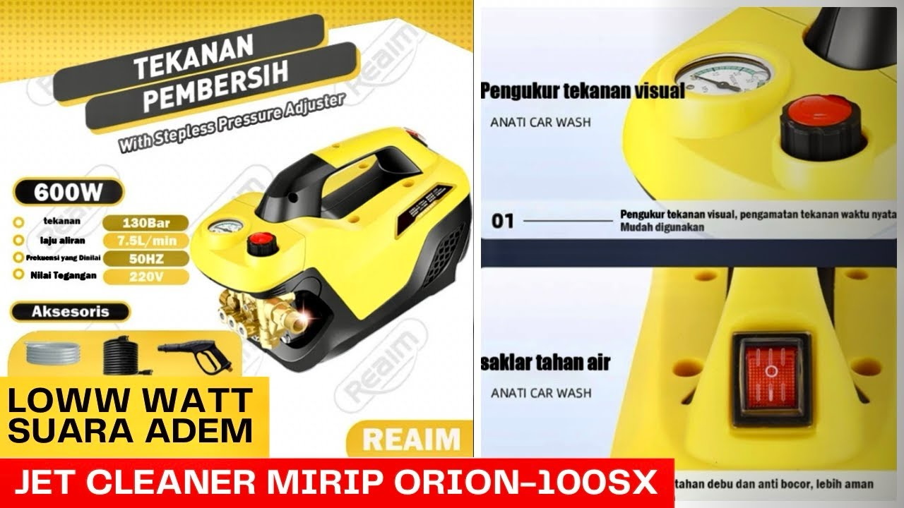 Jet cleaner murah watt rendah suara adem 🤩🤩🤩 - YouTube