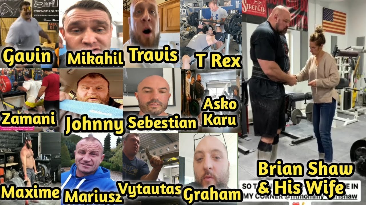 STRONGMAN NEWS DANIAL ZAMANI GAVIN BILTON BRIAN SHAW GRAHAM HICKS ...