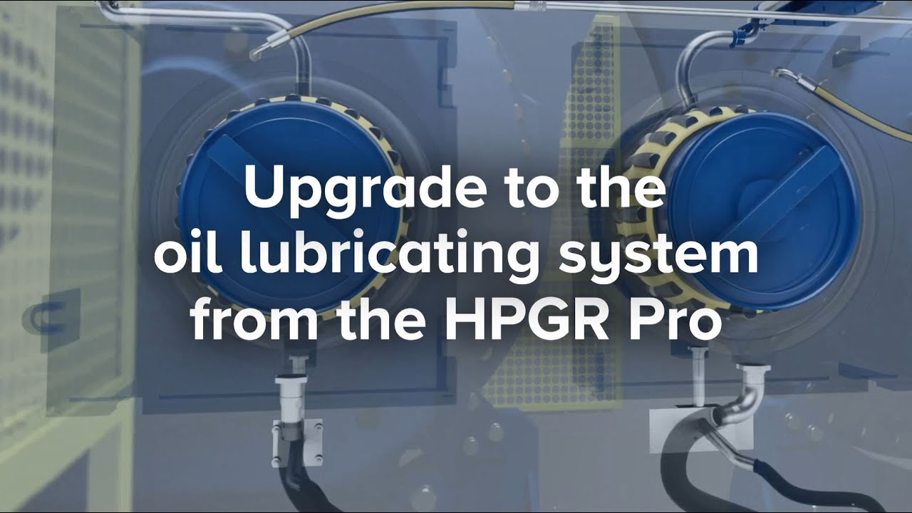 HPGR Pro High Pressure Grinding Roll - Oil Lubrication - YouTube
