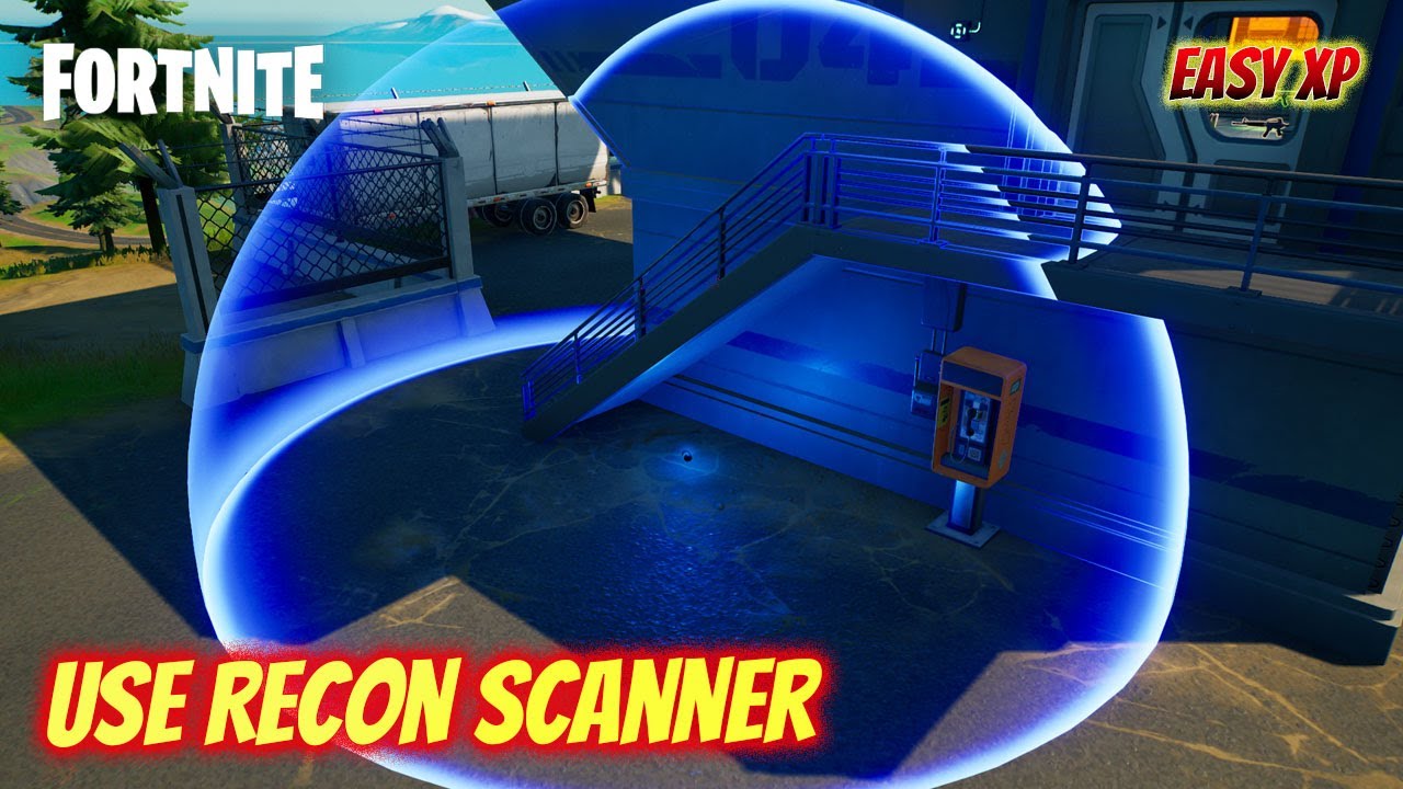 Spot Enemy Players using the Recon Scanner - Fortnite - YouTube