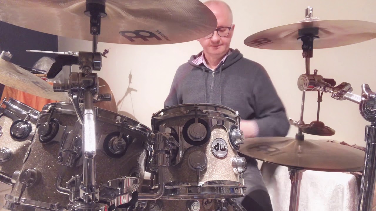 David Jones Jazz drums/ brushes and activated Hihat - YouTube