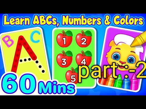Babies and Toddlers Learn Colors, First Words, Shapes, ABC , Numbers ...