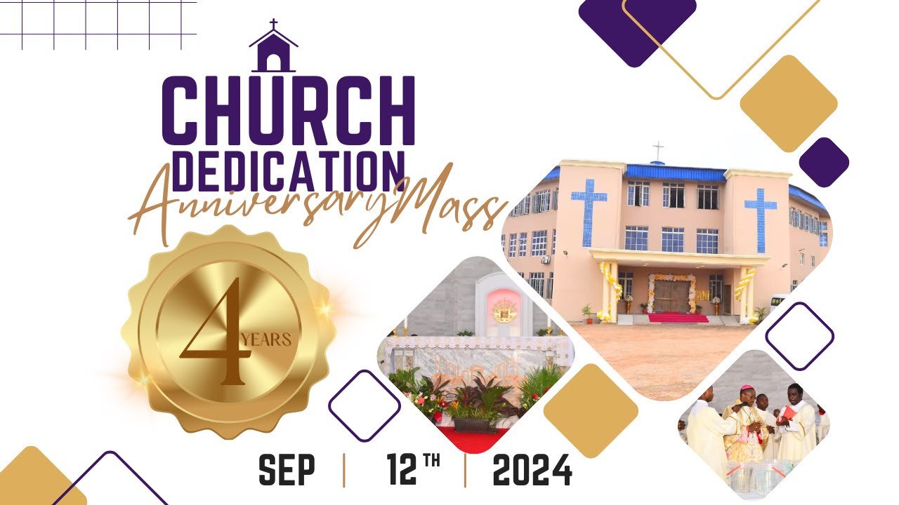 Church 4th Year Dedication Anniversary Mass | 12th September 2024 Live ...