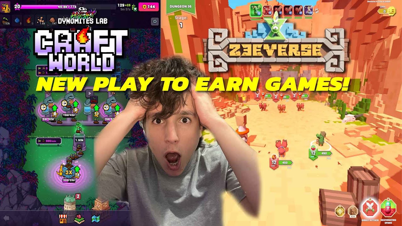 PLAY TO EARN DYNO, $TREE, $VEE - ZEEVERSE & ANGRY DYNO GAMEPLAY - YouTube