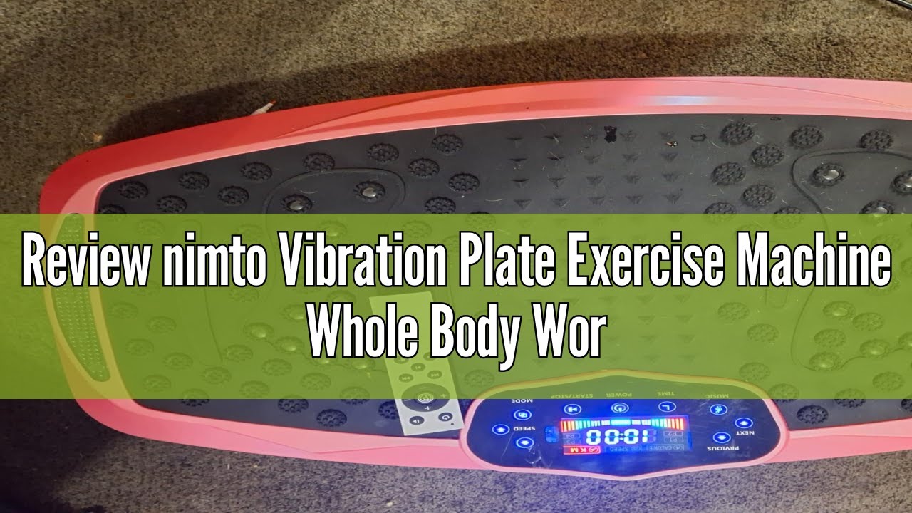 Review nimto Vibration Plate Exercise Machine Whole Body Workout ...