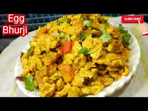 Egg bhurji recipe -Anda bhurji recipe -street food recipe - YouTube